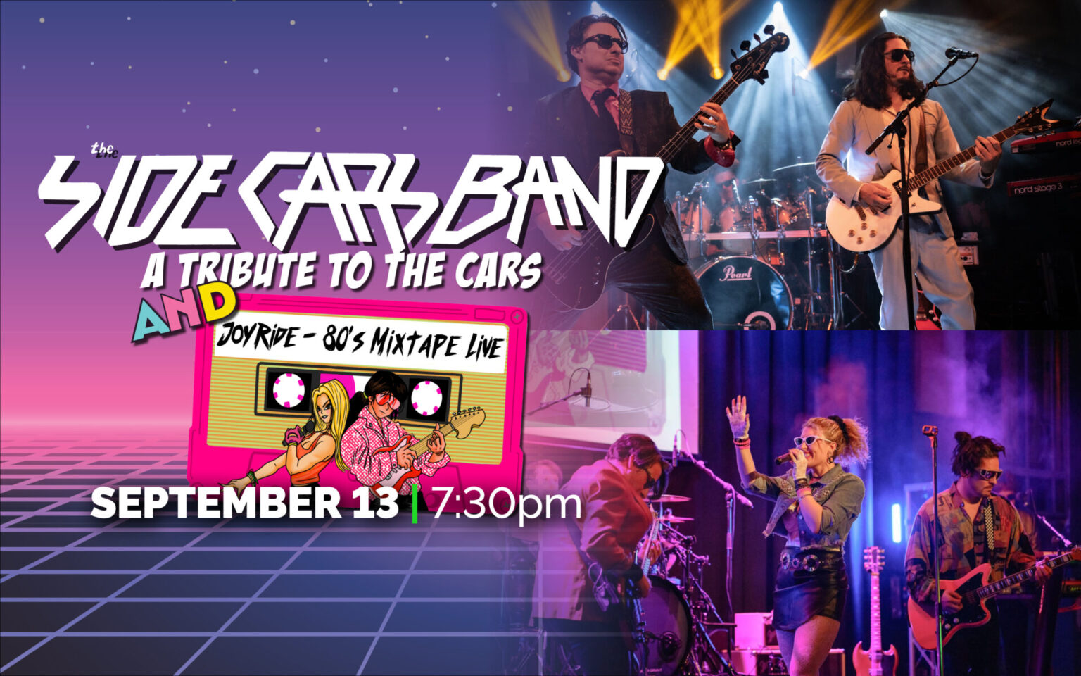 The Side Cars Band “A Tribute to the Cars” and Joyride 80’s Mixtape ...
